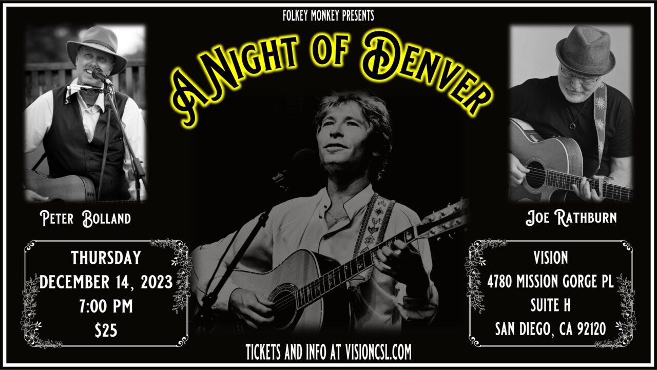 Concert: Peter Bolland & Joe Rathburn Sing John Denver | VISION: A ...