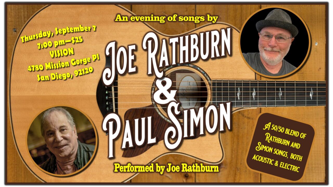 Concert: An Evening of Songs by Joe Rathburn & Paul Simon | VISION: A ...